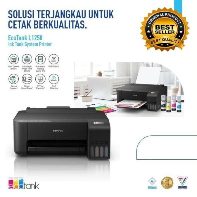 Jual Printer Epson L1250 L-1250 L 1250 Print Only Wifi F4 Legal Resmi ...