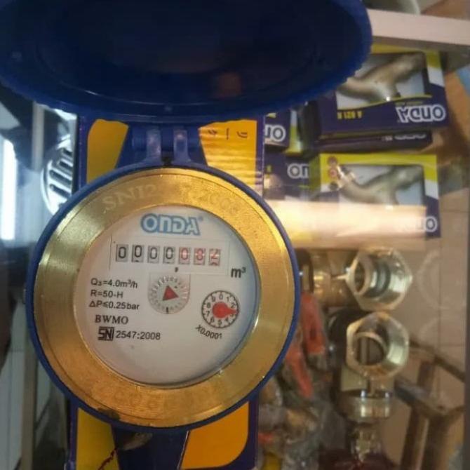 Jual Water Meter Onda / Meteran Air Onda 3/4" Inch | Shopee Indonesia