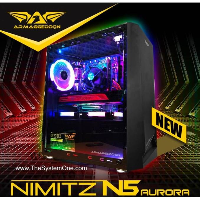 Jual Casing Cpu Gaming Pc Armageddon Nimitz N5 Aurora Micro Atx T-Glass ...