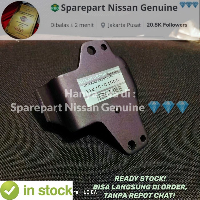 Jual Engine Mounting Terrano Kiri / Kanan Oem Nissan 11210-41G00 Japan ...