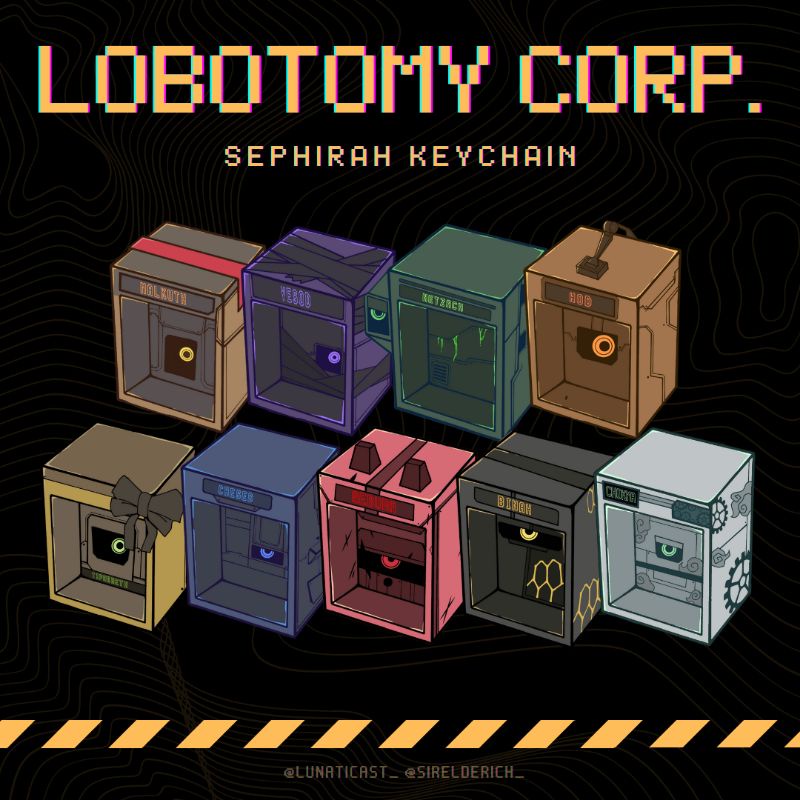 Jual Lobotomy Corporation Sephirah Acrylic Keychain Fanart by ...