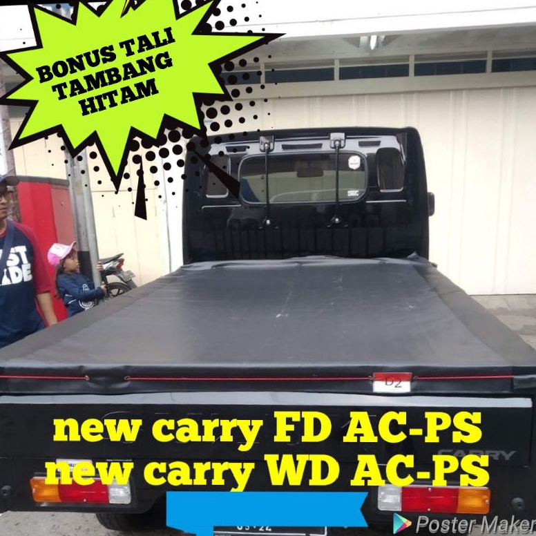 Jual Stok banyak terpal bak pick up carry tayo new carry 2019-2022 new ...