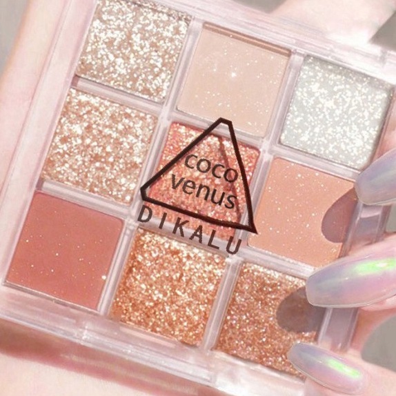 Jual U R 0 Dikalu Coco Venus Eyeshadow Palette 9 Warna Pigmented