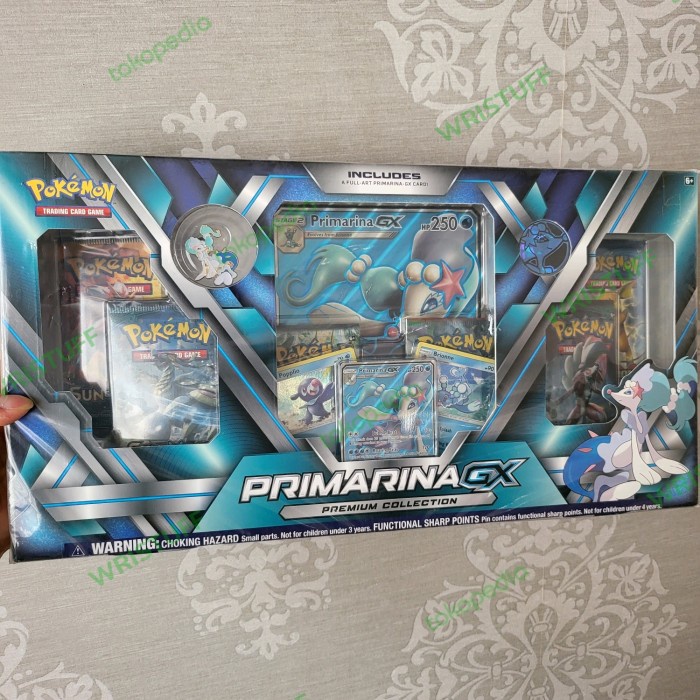 Jual Pokemon Tcg English Primarina Gx Premium Collection *Rare ...