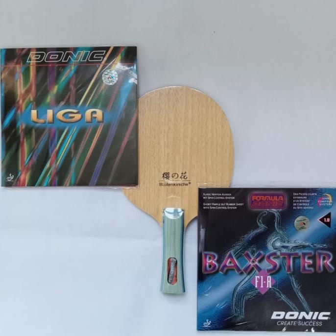 Jual Bat Pingpong Carbon Plus karet Donic dan Bintik serang Set | Shopee Indonesia