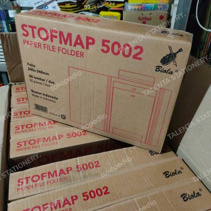 Jual STOP MAP FOLIO BIOLA HARGA SATU DUS ISI 50 LEMBAR | Shopee Indonesia