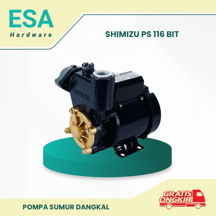 Jual SHIMIZU PS 116 BIT - POMPA AIR 125 WATT SUMUR DANGKAL | Shopee ...