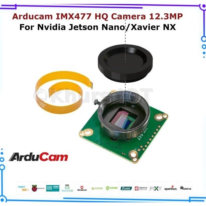 Jual Arducam IMX477 HQ Camera 12.3MP for Nvidia Jetson Nano / Xavier NX ...