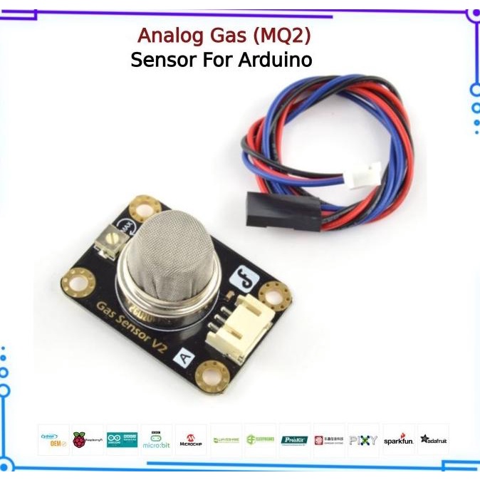 Jual DFRobot Gravity: Analog Gas Sensor (MQ2) For Arduino | Shopee Indonesia