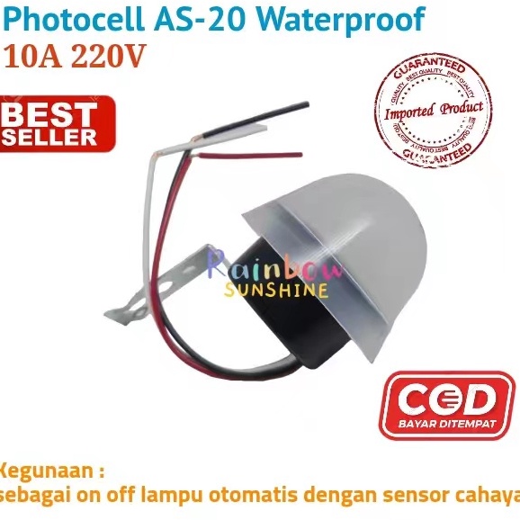 Jual HARGA TERMURAAH Sensor Lampu Otomatis Saklar Sensor Cahaya Lampu ...
