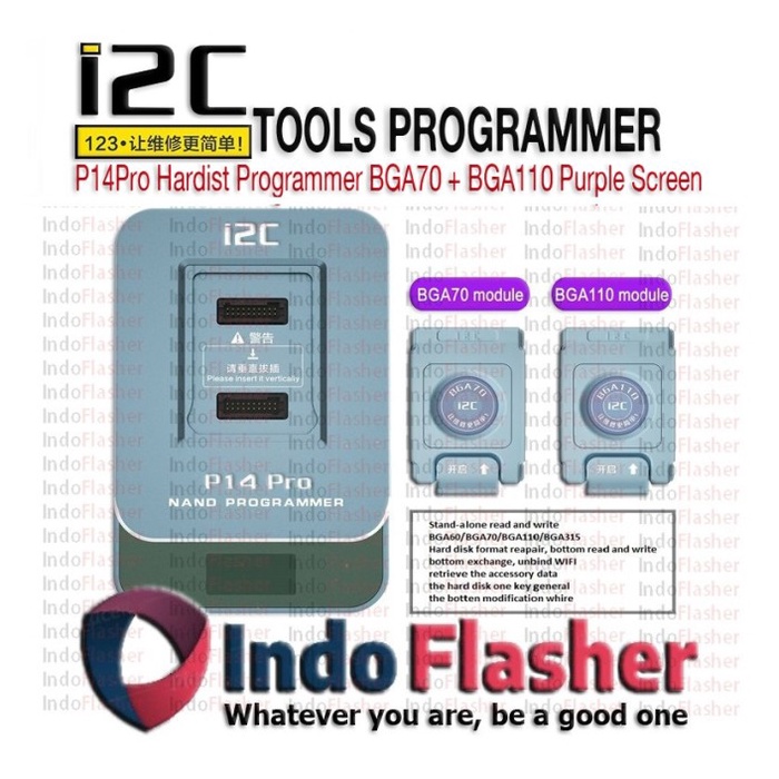 Jual I2C P14 Pro Nand Programer Programmer 6S-13PM 14PM 15PM | Shopee ...