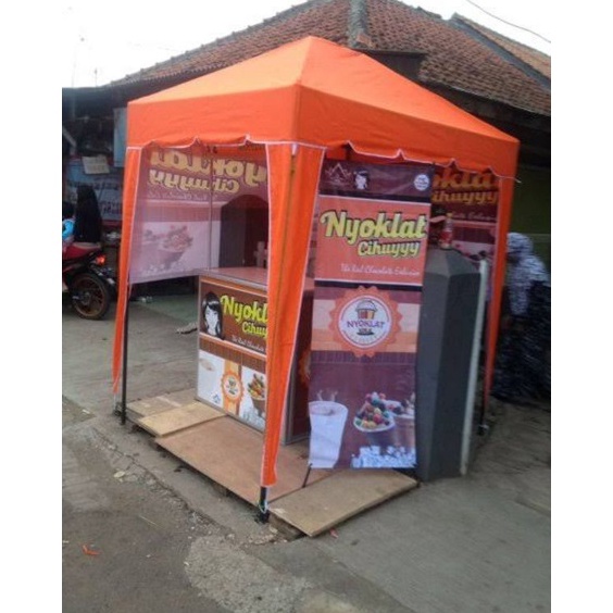 Jual ・ oY tenda cafe 1,5x2 murah stand jualan peneduh gazebo bazar ...