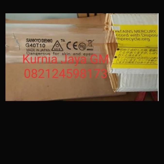 Jual Sankyo Denki Lampu Uvc Kuman 10Watt T5 (Uv Germicidal) Kap Set ...
