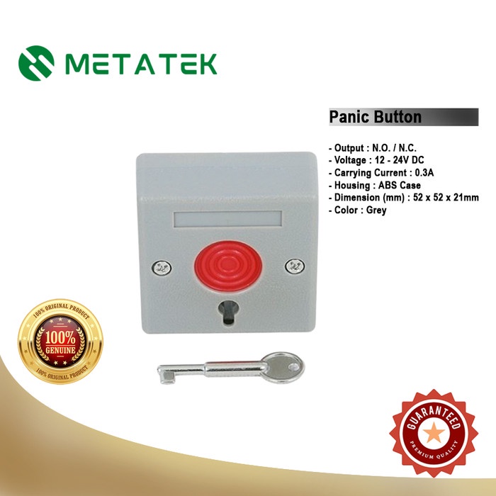 Jual Metatek Panic Button Tombol Darurat Emergency Hold Up Button ...