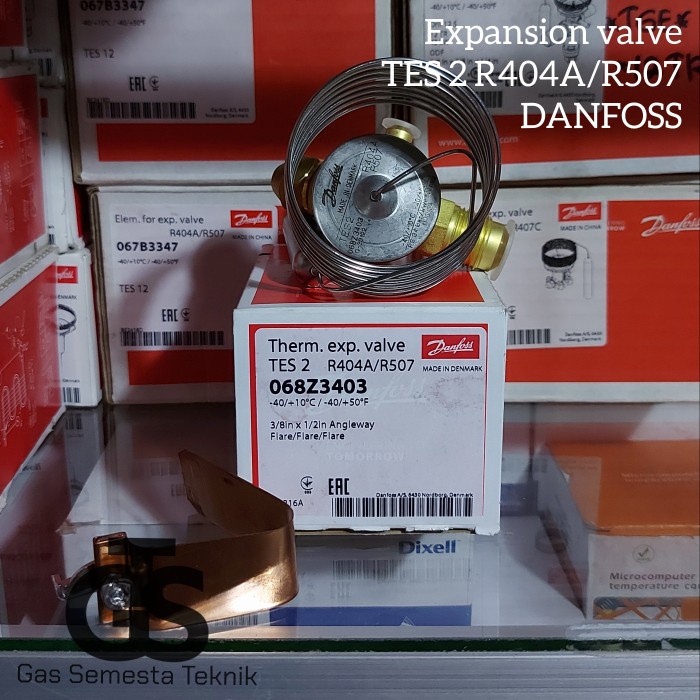 Jual Expansion Valve Tes 2 R404A/R507 Danfoss Expansi Tes2 Danfoss ...