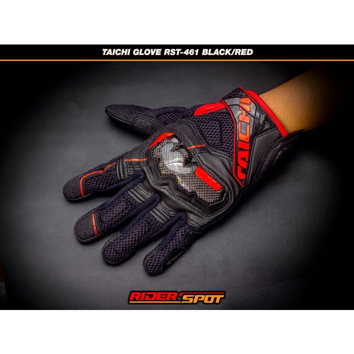 Jual Sarung Tangan Taichi Glove Rst-461 Black Red Riding Gloves ...