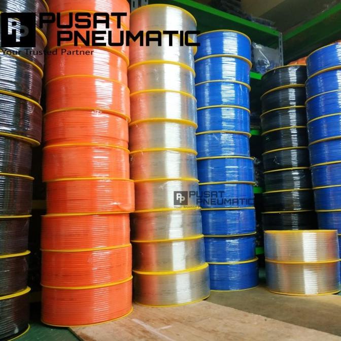 Jual Selang Pu (Polyurethane)Od 6 X Id 4 Pneumatic (1 Roll 200Meter) | Shopee Indonesia