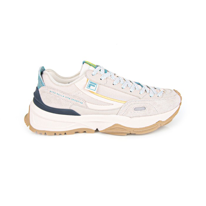 Jual FILA Sepatu Pria Quasar- Grey/Beige/Blue | Shopee Indonesia
