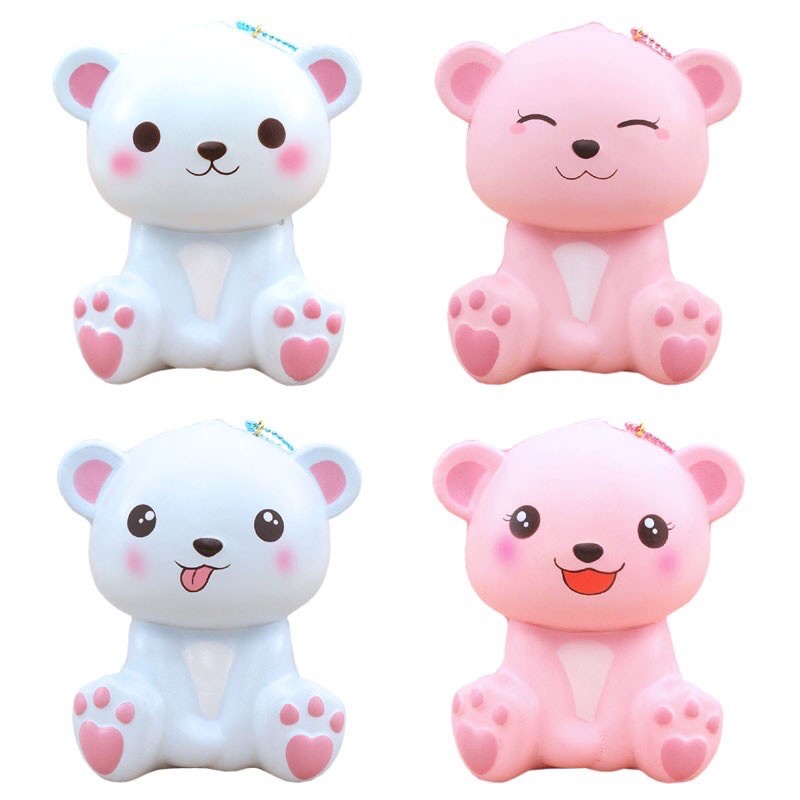 Jual Squishy Licensed Puni Maru Jumbo Polar Bear ( Agak Geg, Berkerut ...