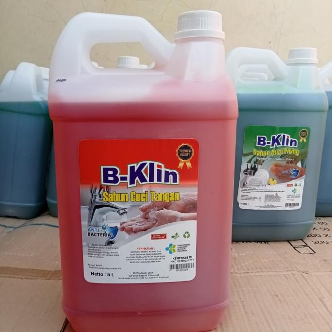 Jual Produk Terbaik] Sabun cuci tangan 5 liter B-Klin / Hand Soap 5000 ml B-Klin | Shopee Indonesia