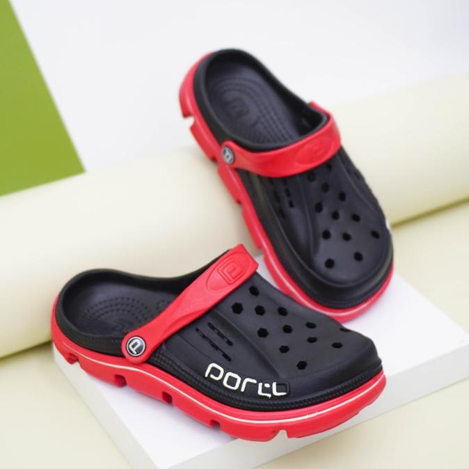 Jual Sepatu Sandal Pria Selop Karet Nyaman Berkualitas Porto Original ...