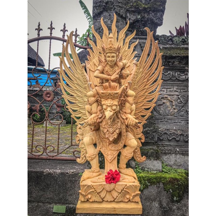 Jual >>>>>] Patung kayu garuda wisnu kencana ukiran bali tinggi 90cm ...