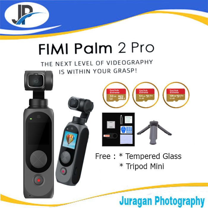 Jual FIMI Palm 2 Pro 3-axis 4K 1/2" CMOS SENSOR GIMBAL POCKET CAMERA | Shopee Indonesia