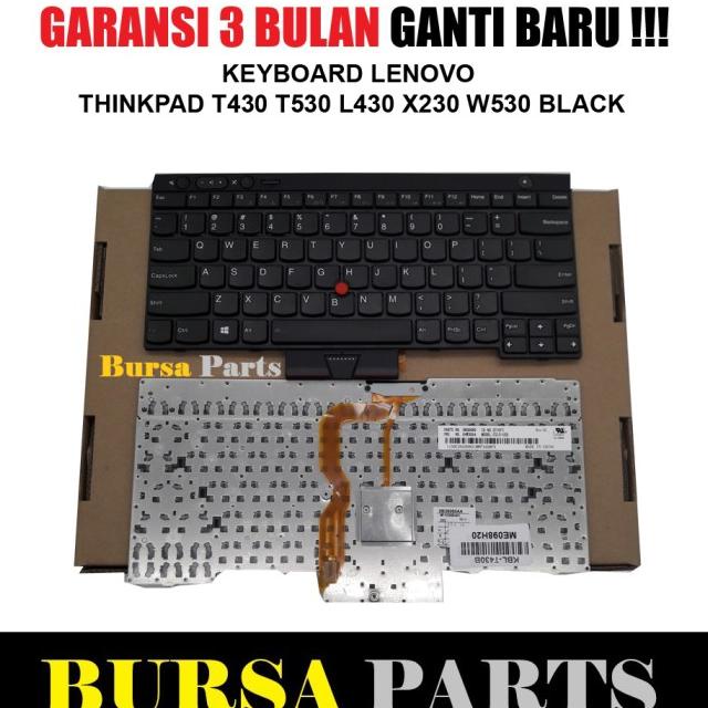 Jual Keyboard Lenovo Thinkpad T430 T530 L430 X230 W530 Black | Shopee ...