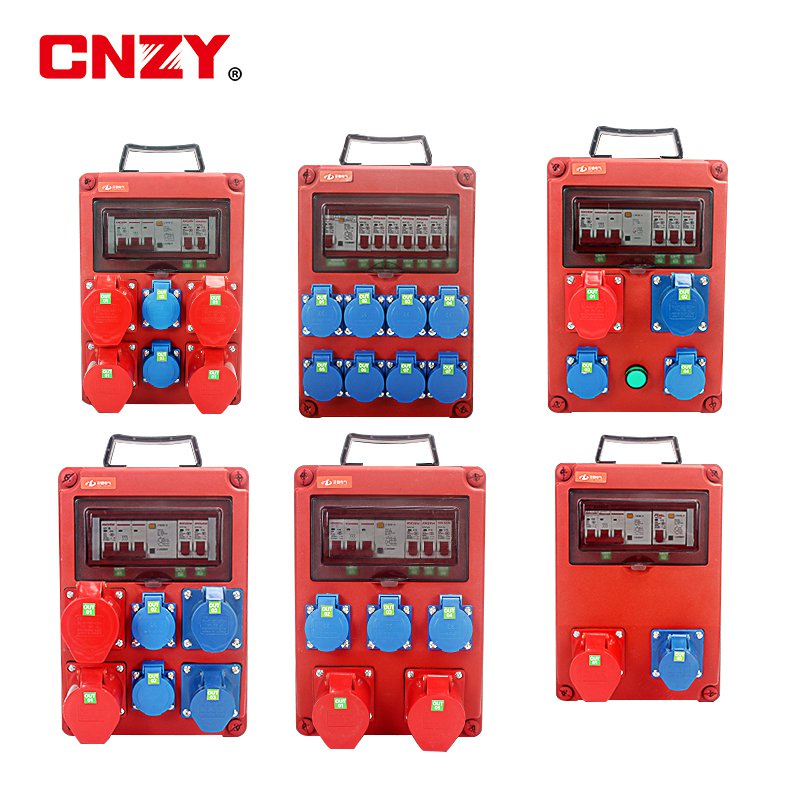 Jual &Construction site distribution box plastic socket box outdoor rainproof box waterproof ...