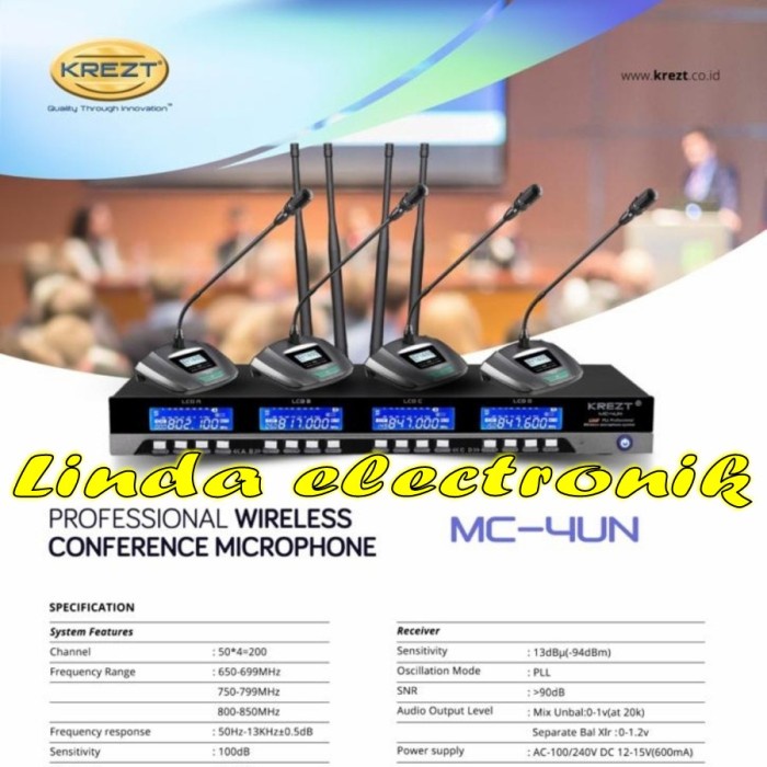 Jual MIC KREZT MC 4U (MIC PODIUM CONFENS) | Shopee Indonesia