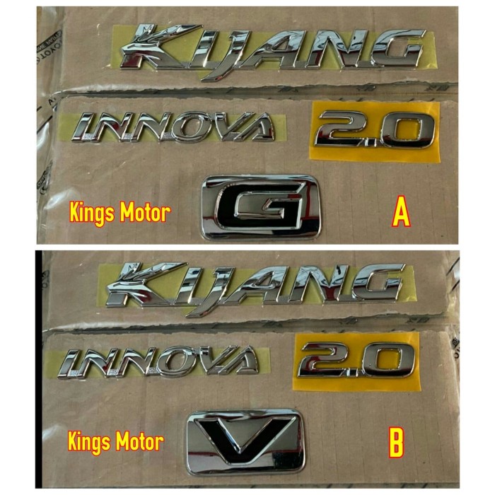 Jual PROMOSI EMBLEM BAGASI INNOVA KOMPLITE 2005-2015 ORIGINAL | Shopee ...