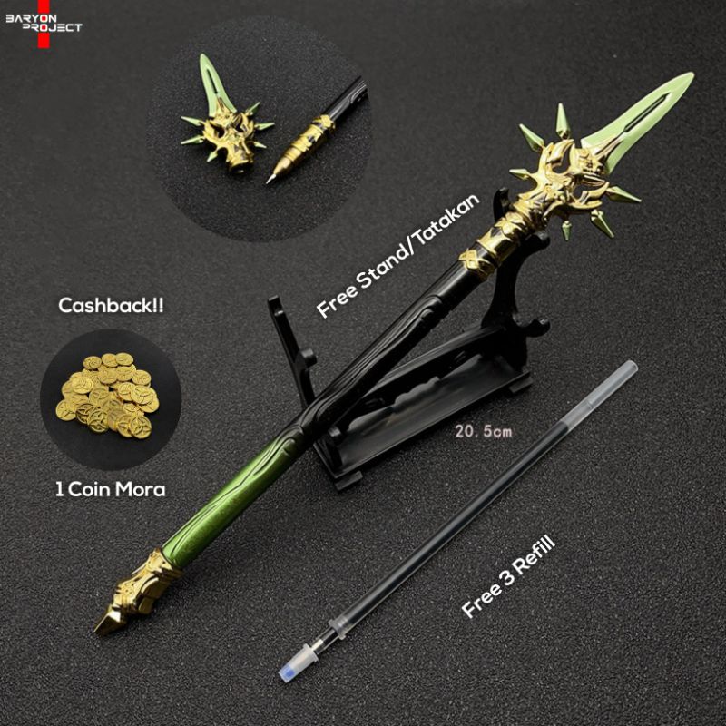 Jual Pena Pulpen Model Weapon Genshin Impact Primordial Jade PJWS Xiao ...