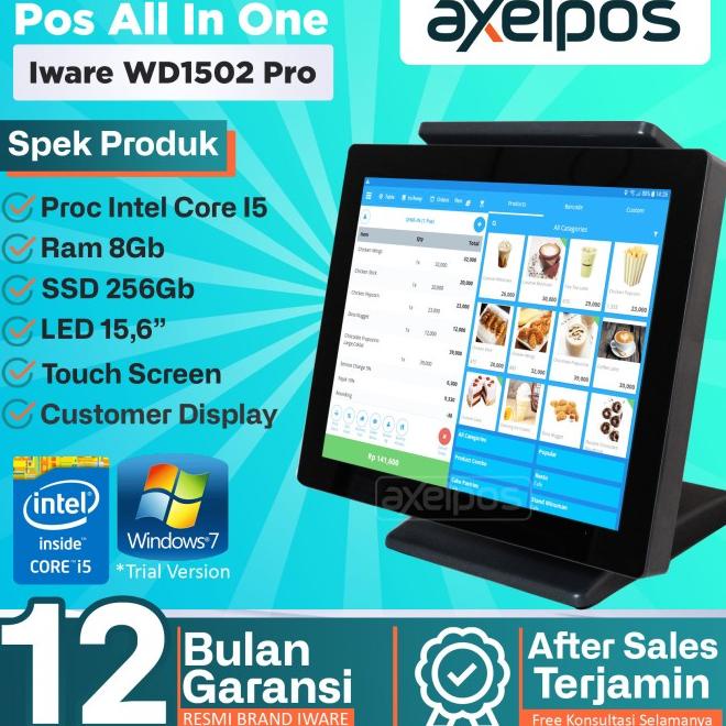 Jual Mesin Kasir Pc All In One Touchscreen Pos System Wd-1502 | Shopee Indonesia