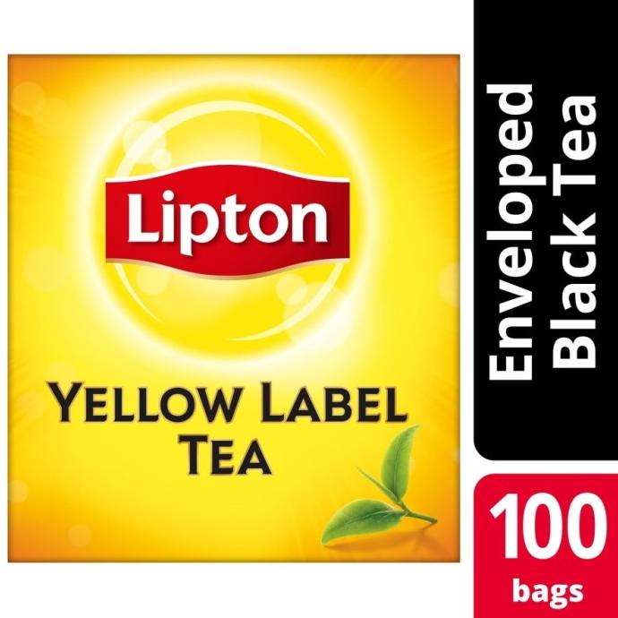 Jual LIPTON Black Tea Original Yellow Label - Teh Hitam Murni 100 ...
