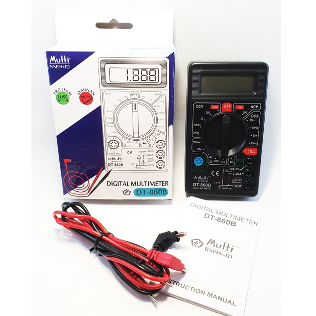 Jual HARGA GROSIR Multitester Saku Digital Amper Volt Ohm Multi Meter ...