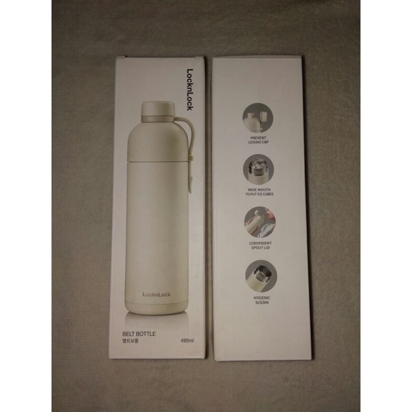 Jual (New) LocknLock Belt Bottle Tumbler Hot Cold 490ml | Shopee Indonesia