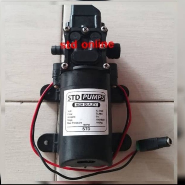 Jual HARGA SPESIAL Pump dc 12v pompa steam soket drat 160 psi dinamu ...