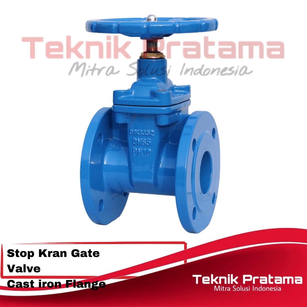 Jual 2 1/2" Stop Kran Gate Valve Cast iron Flange JIS10K Size 2 1/2" Inch | Shopee Indonesia