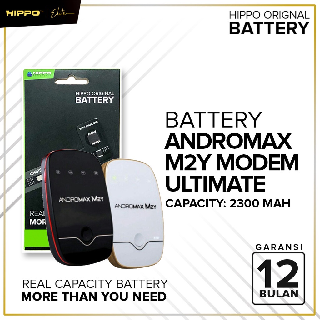 Jual Hippo Baterai Baterry Modem Andromax M2Y (H15348) 2300Mah Ultimate ...