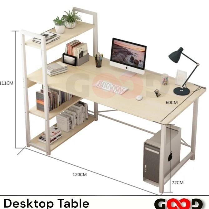 Jual Meja Komputer/Meja Kerja Rak Buku/Meja Kantor/Meja Minimalis ...