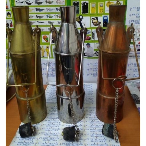 Jual fuel sampling sample can weighted beaker,botol sampel minyak bakar ...