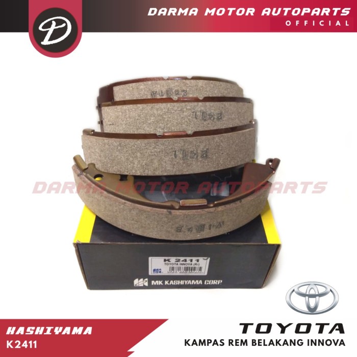 Jual REAR BRAKE SHOE KAMPAS REM SEPATU BELAKANG TOYOTA INNOVA MK ...
