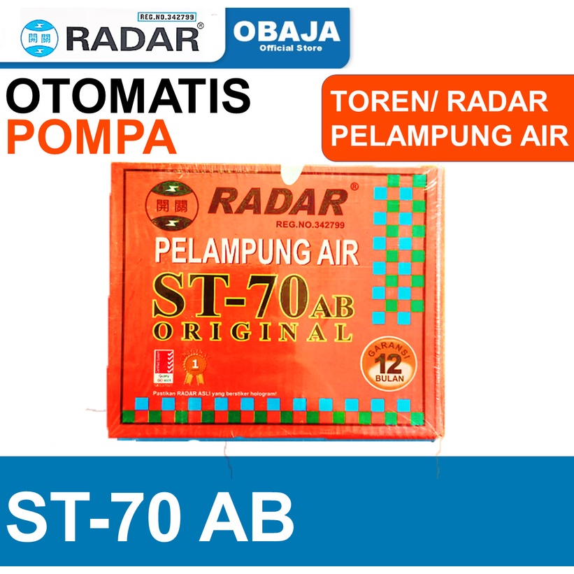 Jual RADAR OTOMATIS POMPA TOREN/RADAR OREN/ PELAMPUNG Air RADAR OREN ST ...