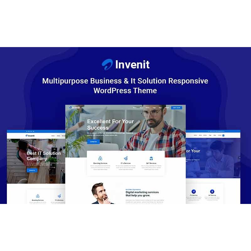 Jual Invenit – Multipurpose Business and IT Solution Responsive WordPress Theme 1.0.1 | Shopee ...