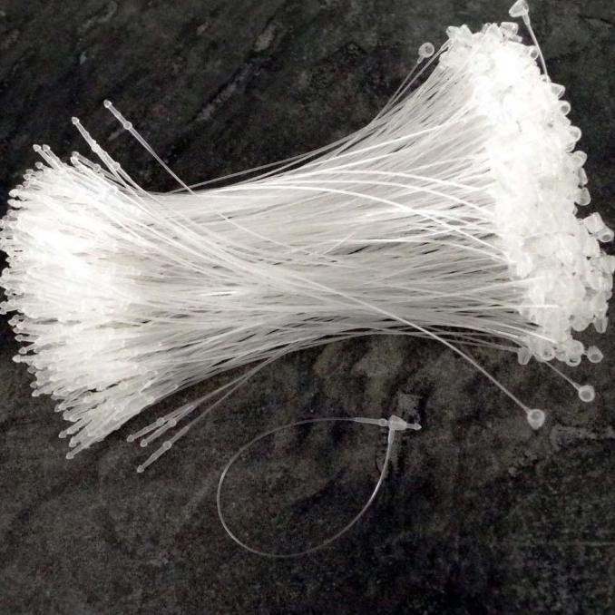 Jual =+=+=+] 1 Dos isi 5000pcs LOOP PIN HANG TAG PLASTIK LOCK STRING ...