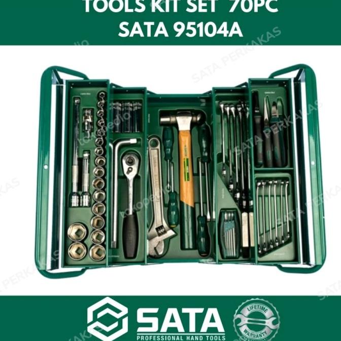 Jual Sata 95104A-70 6Pt Cantilever Alat Pertukangan Tool Box Kit Set ...