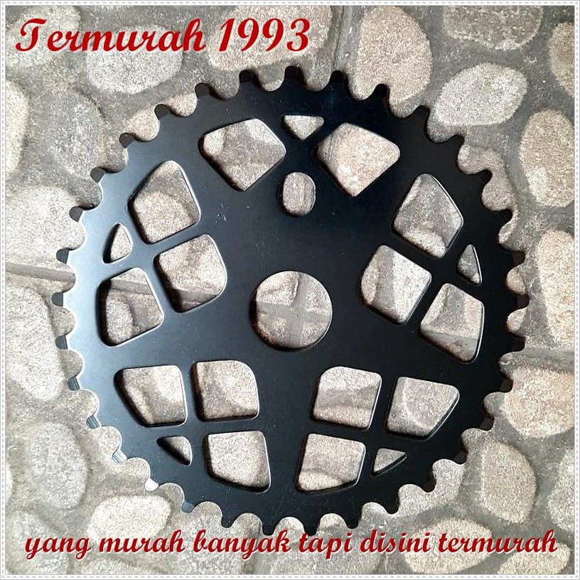 Jual CHAIN RING PIRINGAN GIR BMX TAIWAN BESI HITAM 33T Sparepart Sepeda ...