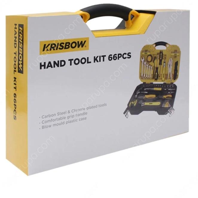 Jual Toolkit 66 Tool Kit Box Set Original Krisbow Kotak Perkakas ...