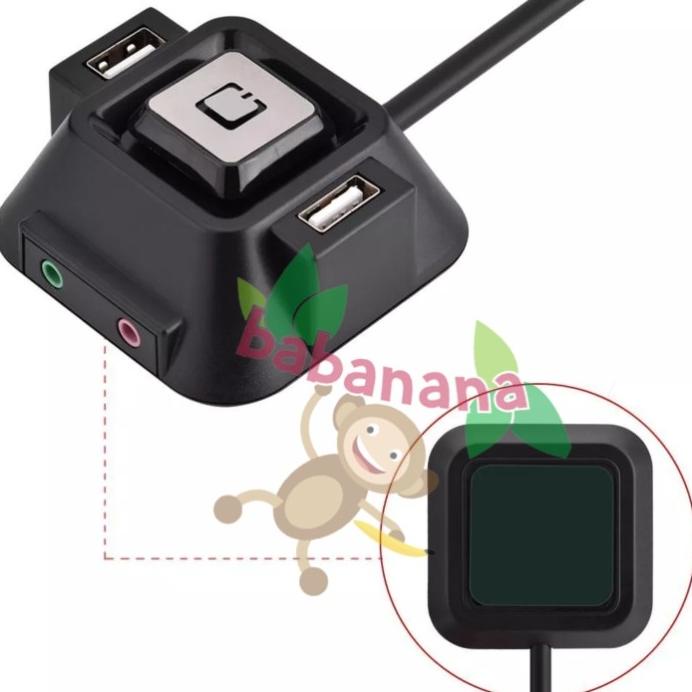 Jual Power Reset Switch Button Usb 9 Pin Audio Michrophone Front Panel