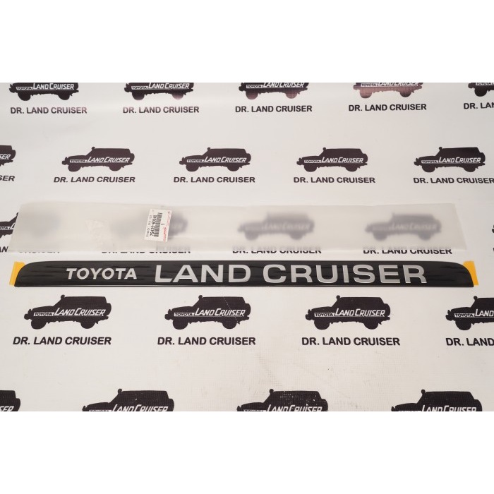 Jual PROMOSI EMBLEM BAGASI VX80 LAND CRUISER ORI ORISINIL 75435-60040 ...
